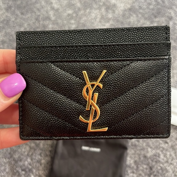 Yves Saint Laurent | Accessories | Ysl Credit Card Case | Poshmark